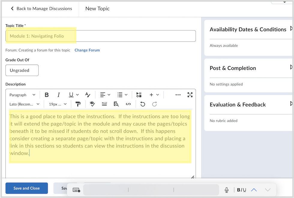 Discussion Essentials | Faculty Center | Georgia Southern University